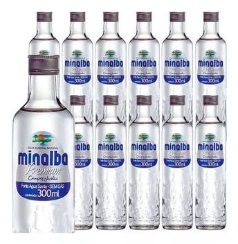 Agua mineral minalba premium sem gás 300ml -pack com 12 unid - Água ...