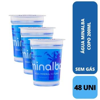 Água Mineral Minalba Sem gás Copo com 200ml - Água Mineral - Magazine Luiza