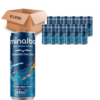Agua Mineral Natural MINALBA Ed. Especial 269ml (24 Latas) - Água ...