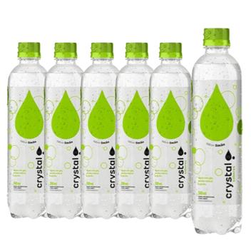Água saborizada com gás limao crystal garrafa 510ml kit6 unidades ...