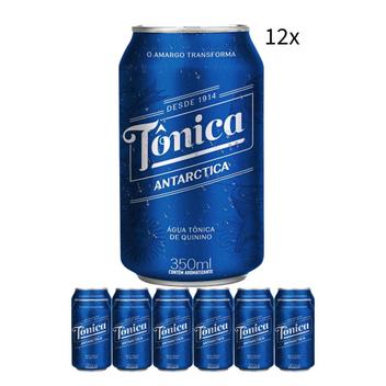 Água Tônica Antarctica Lata 350ml 12 unidades Original OU Zero - Água ...