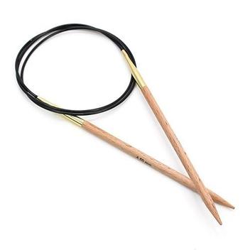 Agulha Circular de Madeira Basix 80cm - KnitPro - Agulha de Tatuagem - Magazine Luiza