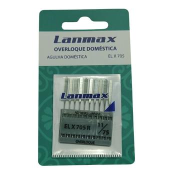 Agulha para Maquina Overlock EL x 705R Numero 11 - 10 agulhas - Lanmax ...