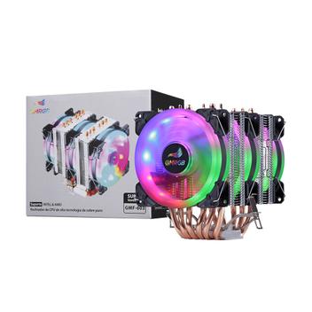 Air cooler rgb para processador intel amd 3 ventoinhas cpu - GMRGB ...