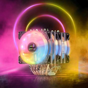 Air Cooler RGB Para Processador Intel AMD 3 Ventoinhas Fan CPU ...
