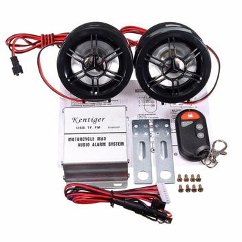Alarme Som para Moto Caixa de Som MP3 USB Player Áudio Controle Remoto ...