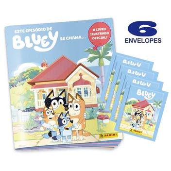 Álbum Bluey Oficial Animação Infantil + 30 Figurinhas - Panini ...