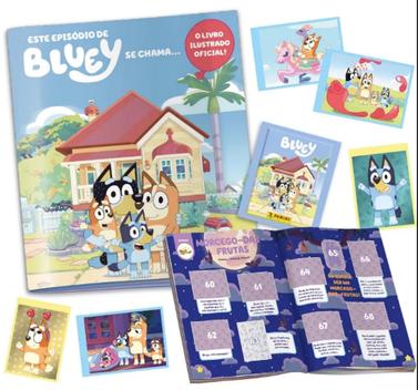Album De Figurinha Capa Mole Bluey, Panini + 10 Envelopes - Álbum de ...
