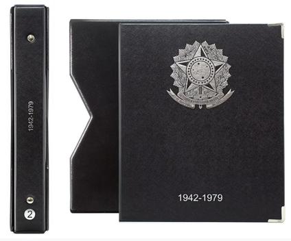 Álbum de Luxo para Moedas do Brasil 1942 até 1979 com Box - PCCB ...