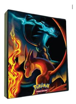 Álbum Fichário Pokémon Pasta Porta 180 Cards Charizard Gpk ...