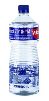 Álcool Várias Marcas 70 INPM 54 GL 1 L Kit 5 - Álcool de Limpeza ...