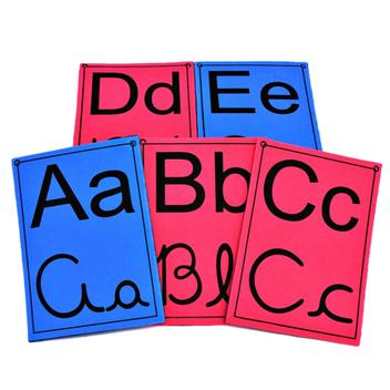 Alfabeto De Parede 4 Formas Letras De Forma E Cursiva Em Eva - CRIATIVA ...