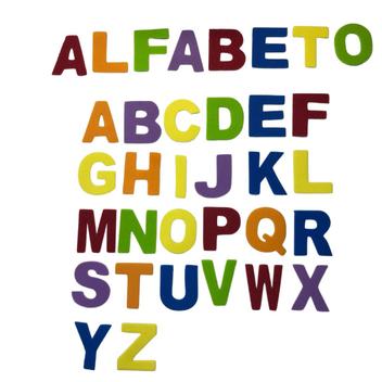 Alfabeto Em EVA Pacote Com 570 Letras De Cores Sortidas - DeltaToys ...