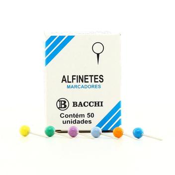 Alfinete Para Mapas Colorido Com 50 Unidades Bacchi - Alfinete para ...
