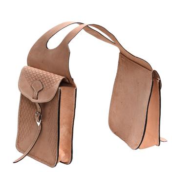 Alforge de Couro Natural para Sela e Arreio Bronc-Steel 36504 - Alforge ...