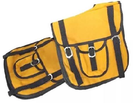 Alforge Pessuelo Lona Com Sobrebolso Mala De Garupa Cavalo - Selaria ...