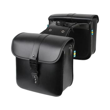 Alforje de Motocicleta Retrô em Couro PU - À Prova D'Água - Bolsas ...