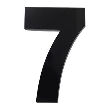 Algarismo Grande 7 Numeral 185mm Preto 685-7 - Numeral Ind - Letras e ...