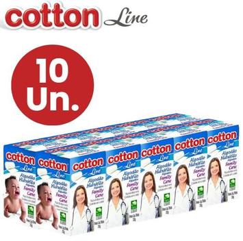 Algodão Hidrófilo Cotton Line 25g Pacote C/10 - Algodão - Magazine Luiza