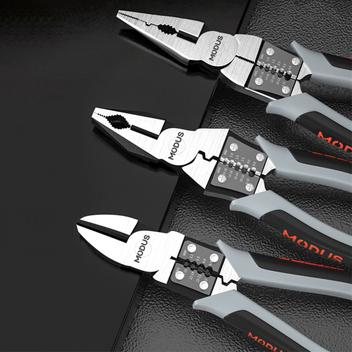 Alicate 9 Polegadas Universal Multifuncional Ponta Agulha Achatada Diagonal ou Kit - Modus ...