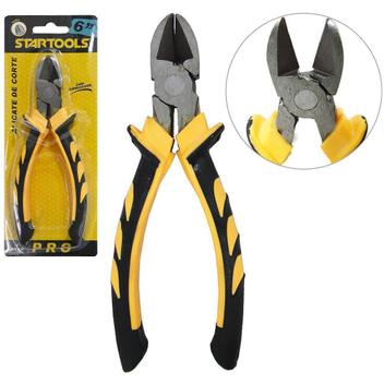 Alicate De Corte Diagonal 6''Cabo Emborrachado Amarelo/Preto - Startools - Alicate de Corte ...