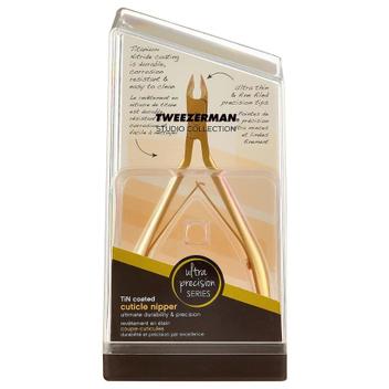 Alicate de Cutícula Ultra Precision Series Dourado - Tweezerman - Kit ...