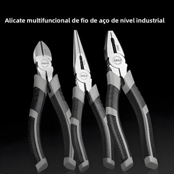 Alicate Diagonal Multifuncional 6/8 Polegadas - Cortador de Fio com ...