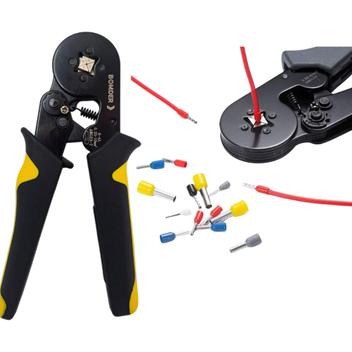 Alicate Prensa Terminal Ilhos Crimpador Tubolar 0,25 A 10mm - Bomber ...