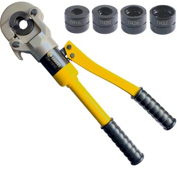 Alicate Prensa Tubo Pex Água Gás 16mm A 32mm Hidráulico Crimpa Tubos ...