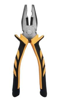 Alicate Universal 8" Aço Carbono Cabo Emborrachado Amarelo/Preto ...