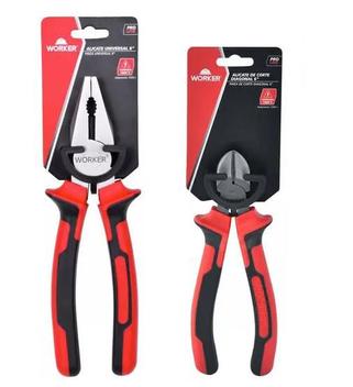 Alicate Universal E Alicate De Corte Isolação 1000v - WORKER - Alicate ...