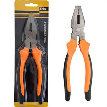 Alicate Universal Eda 8'' Laranja/Preto - 8Vl - Alicate Universal - Magazine Luiza