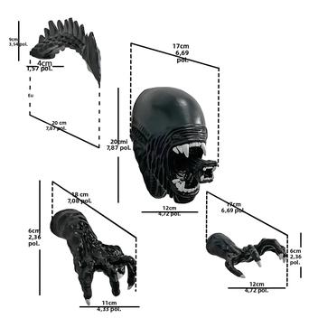 Alien Romulus Xenomorph Halloween Action Figure Facehugger Enfeite De ...