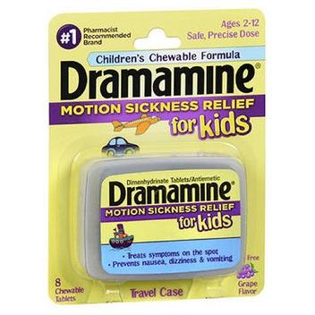 Alívio de doença de movimento de dramamine para crianças 8 guias por ...