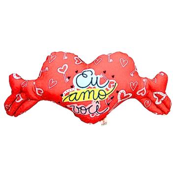 Almofada Coração com Braços - Poliéster - 51x21cm - Jls Toys - Almofada ...