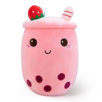 Almofada de chá com bolhas de pelúcia Ditucu Cute Boba Tea 35 cm ...