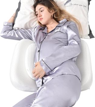 Almofada de gravidez GOENDR Memory Foam Maternity White - Almofada ...