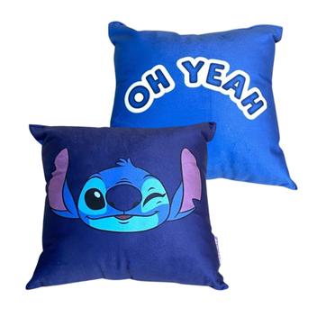 Almofada Fibra Veludo 25x25cm Stitch Oh Yeah Zona Criativa - 10065125 ...
