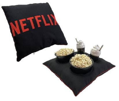 Almofada Quadrada Porta Pipoca - Netflix 01 - Maria dos Reis - Almofada ...