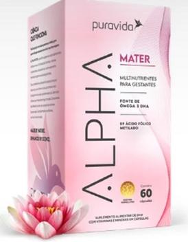 Alpha Mater Multinutrientes para Gestantes com 60 cápsulas -Pura Vida ...