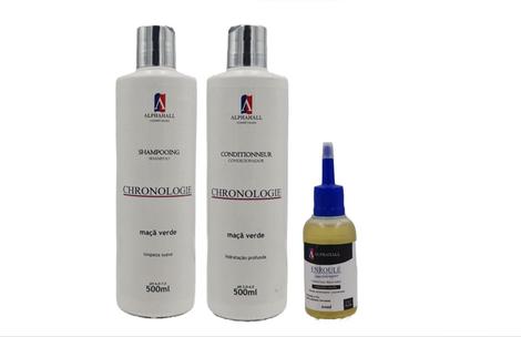 AlphaHall Chronologie Shampoo e Condicionador e Óleo de Abacate - Kit ...