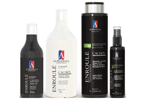 AlphaHall Enroulé Cachos Shampoo e Ativador e Água Dia Seguinte e ...