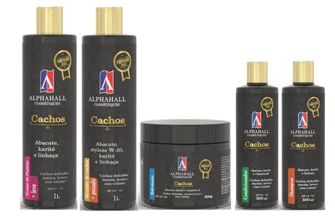 AlphaHall Enroulé Ouro Shampoo e Condicionador e Creme de Pentear e ...