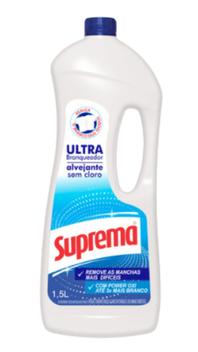 Alvejante de Roupas sem cloro Suprema Ultra Branqueador 1,5 Litro ...