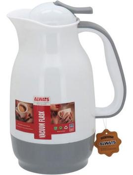 ALWA GARRAFA TÉRMICA 26x18x13cm 1L PLÁSTICO CINZA AMPOLA VIDRO - NH ...