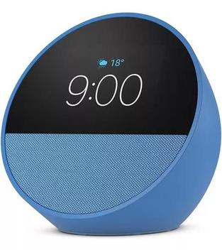 Amazon alexa echo spot com tela touch azul - AMAZOM - Smart Display ...