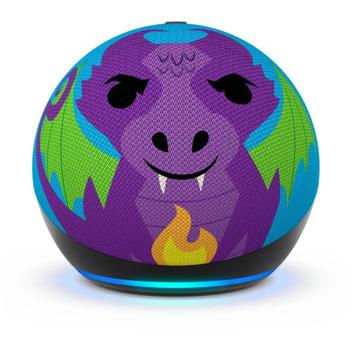 Amazon Echo Dot 5ª Geração Kids Assistente Virtual Alexa - Dragão ...