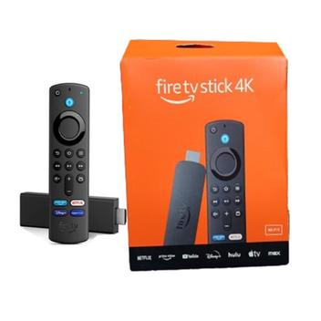 Amazon Fire Stick 4k Wi-fi 6 Com Alexa Por Voz Inteligente - Streaming ...