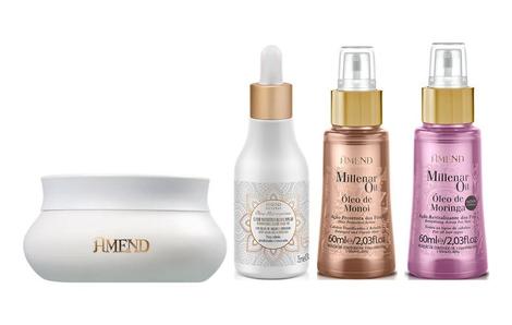 Amend Millenar Óleos Marroquinos Máscara e Elixir e Óleo Monoi e Óleo ...