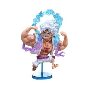 Amine One Piece Muscle Gear 5 Sun God Nika Luffy Action Figure Toys ...